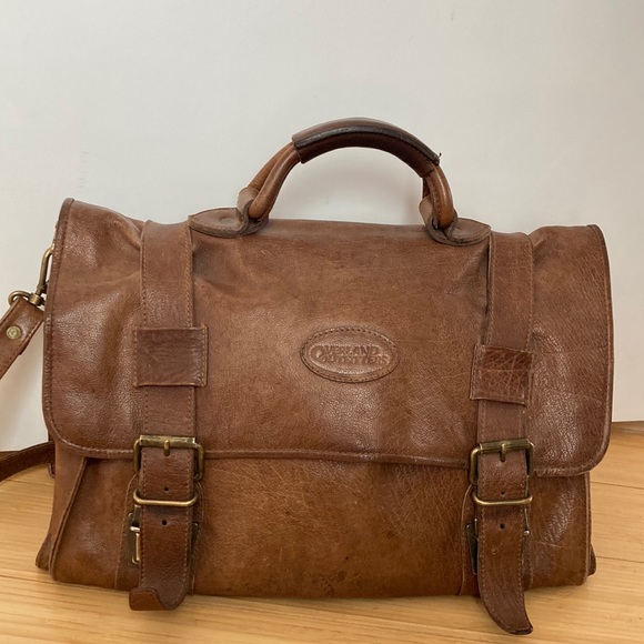 Overland oufitters | Bags | Vintage Overland Outfitter Waxed Leather ...